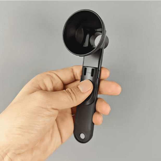 Portable Protein & Coffee Scoop Funnel – 2-in-1 Measuring Cup & Funnel ...