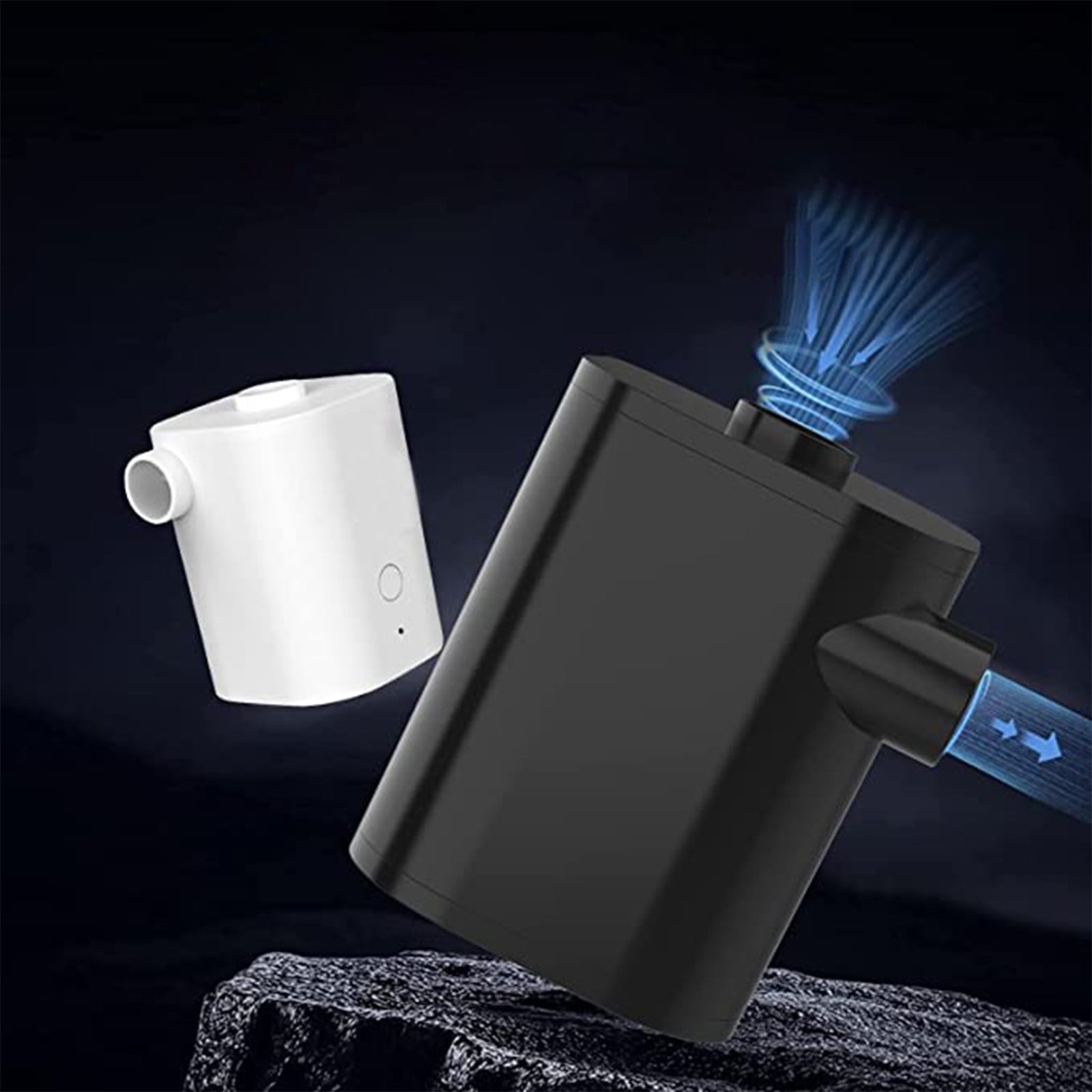 Portable Pump Mini Pump 2500mah Battery Usb Rechargeable Inflatable ...