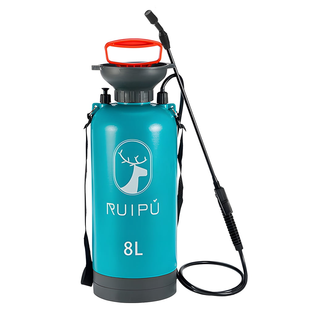Portable Pump Pressure Garden Sprayer 2.11 Gallon / 8L Lawn and Garden ...