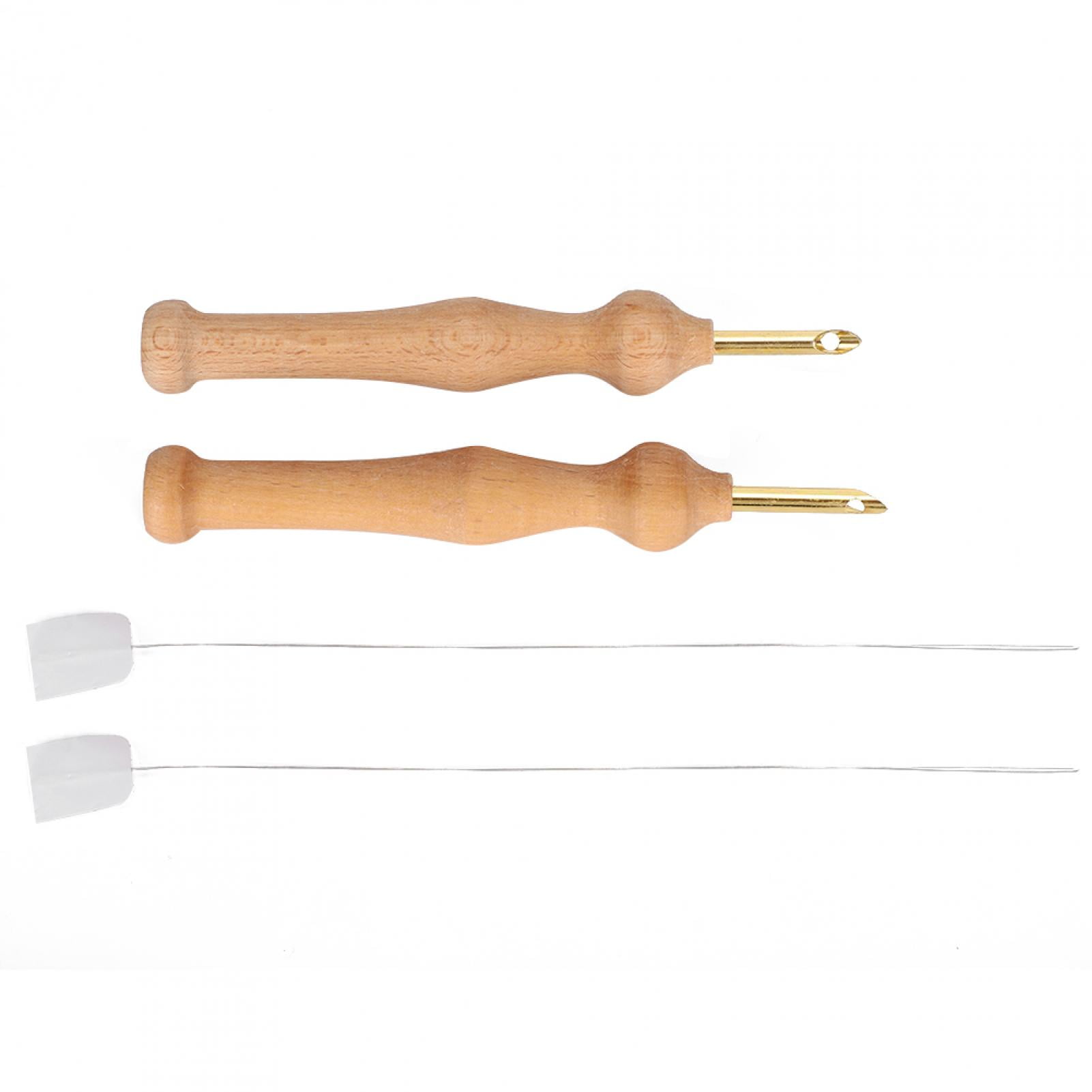 Portable Punch Needle Knitting Embroidery Pen Wooden Handle with ...