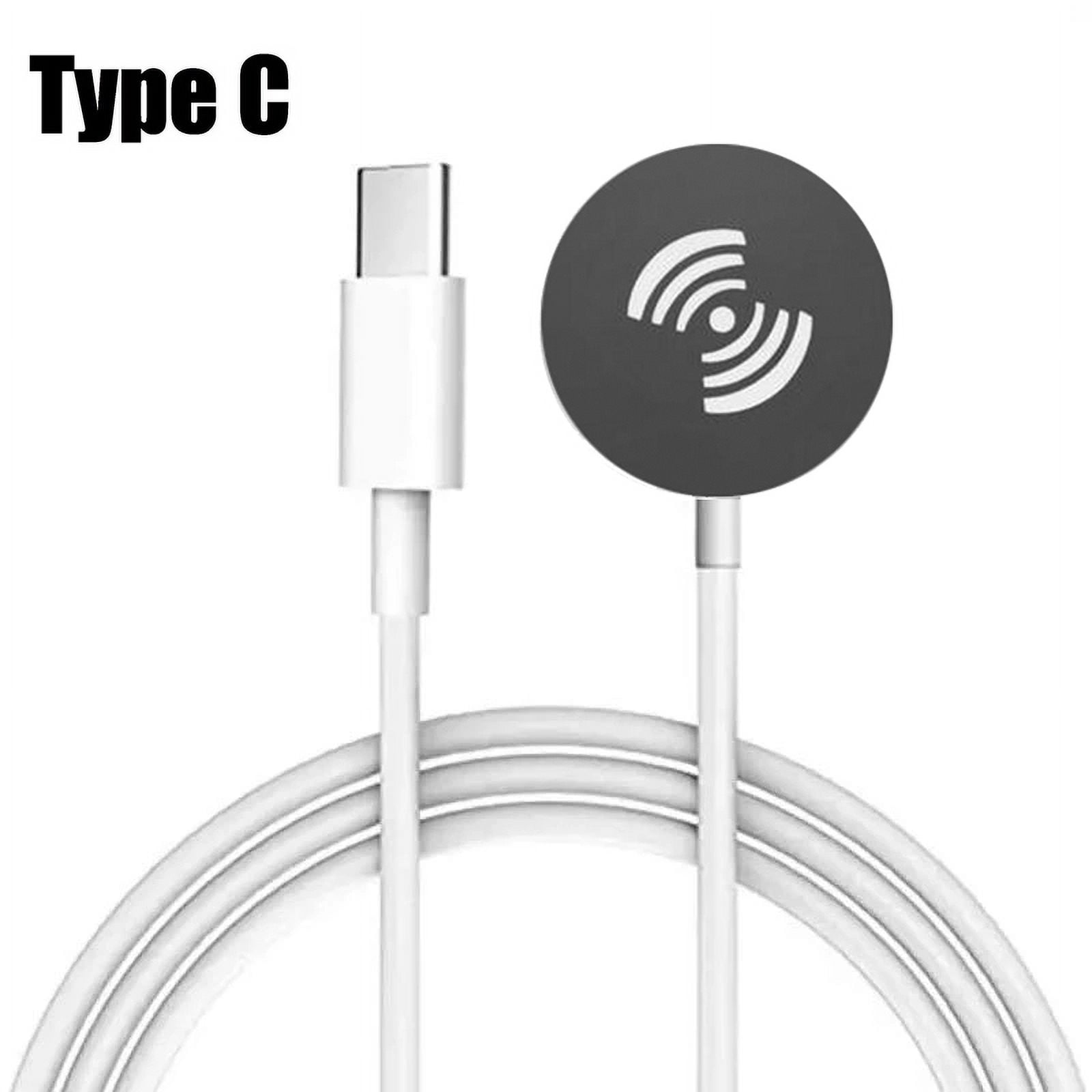 Portable QI Smart USB Watch Charger Cable Magnetic Wireless Charging ...