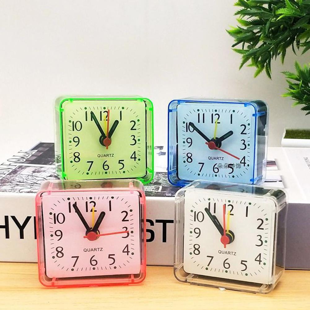 Portable Quartz Alarm Clock For Travel Office or Bedside B6J3 - Walmart.com