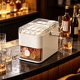 Portable Quick-Freezing Ice Cube Tray - Silicone Molds Box for Cold ...