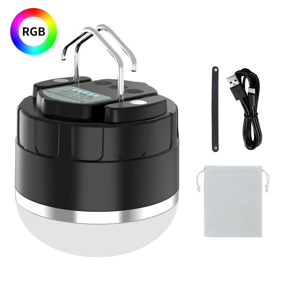 Portable RGB Camping Light Magnetic LED Lantern Compact Outdoor ...