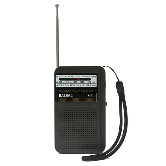 Portable Radio AM FM Shortwave Radios Battery Operated Radio Transistor ...