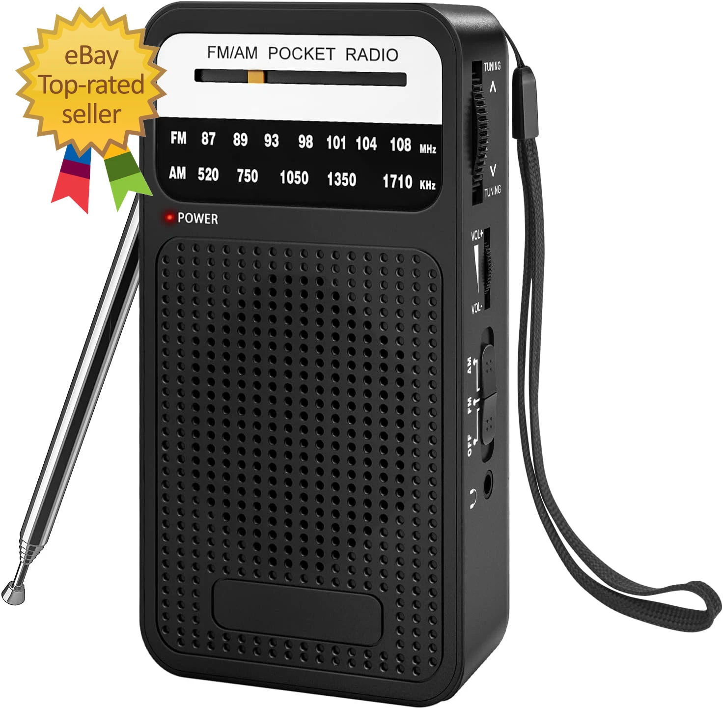 Portable Radio Am Fm With Long Range Reception Transistor Radio With ...