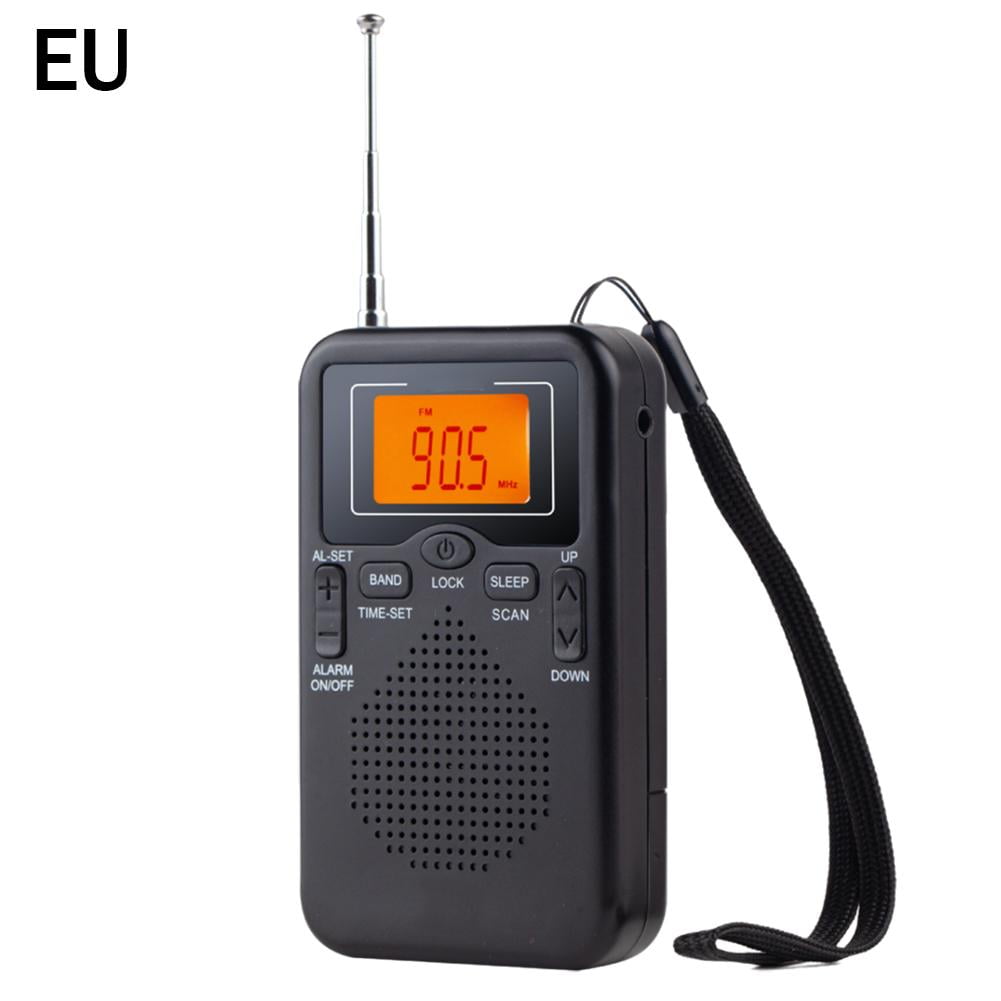 Portable Radio Bluetooth Speaker,#FM#/AM Radio Rechargeable USB Pocket ...