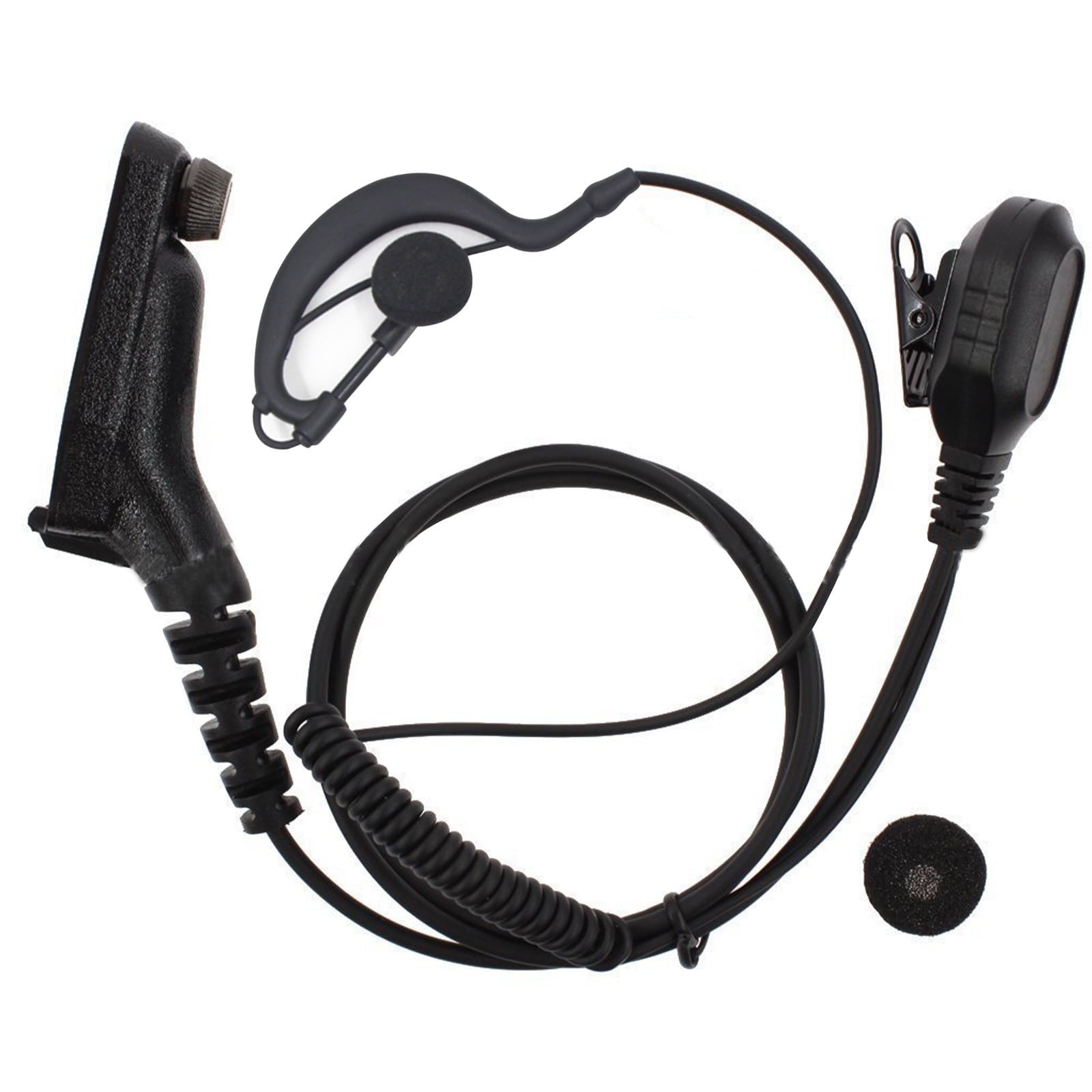 Portable Radio Earpiece Headset Clip Ear Design for Motorola Talkie ...
