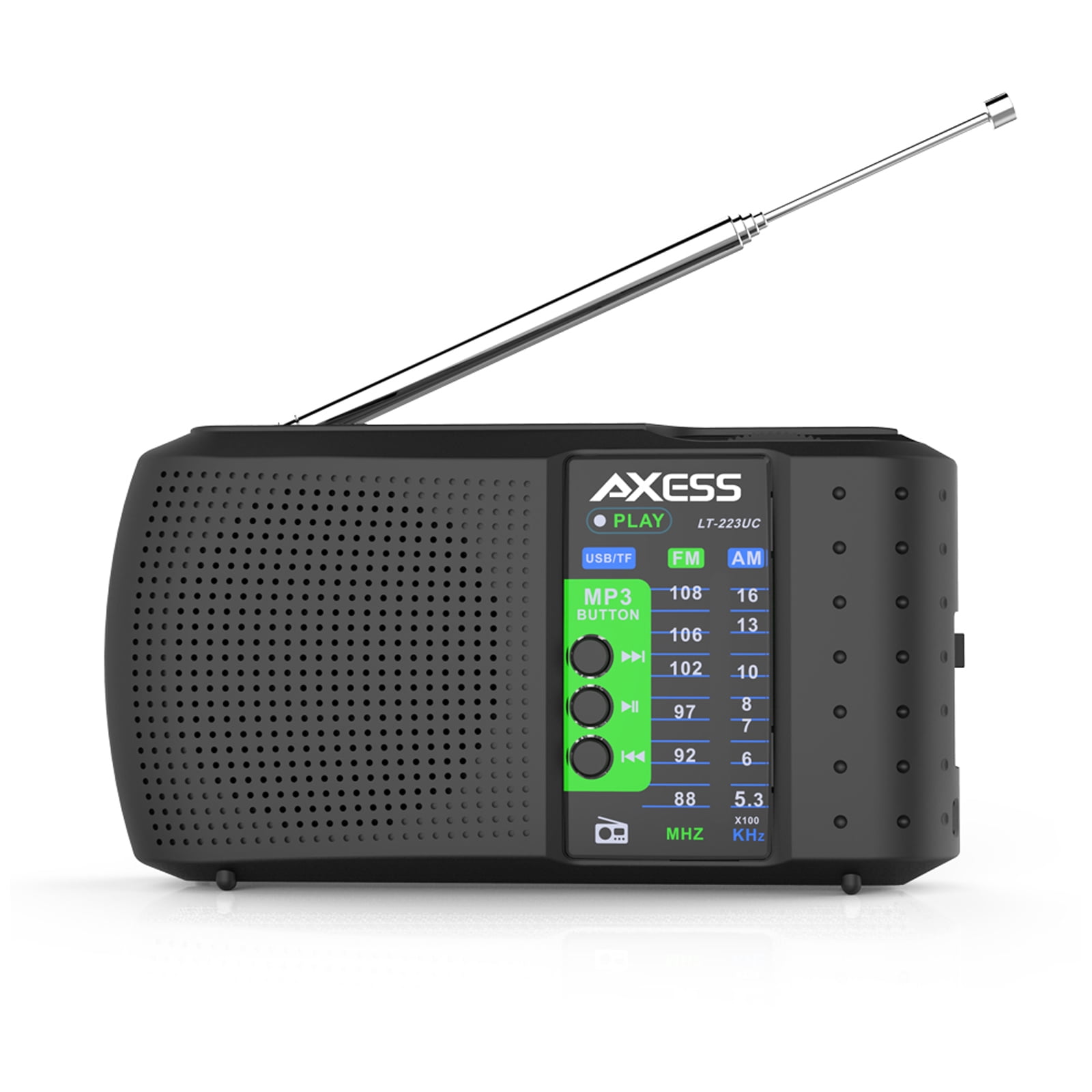 Portable Radio with Alarm Clock - Walmart.com