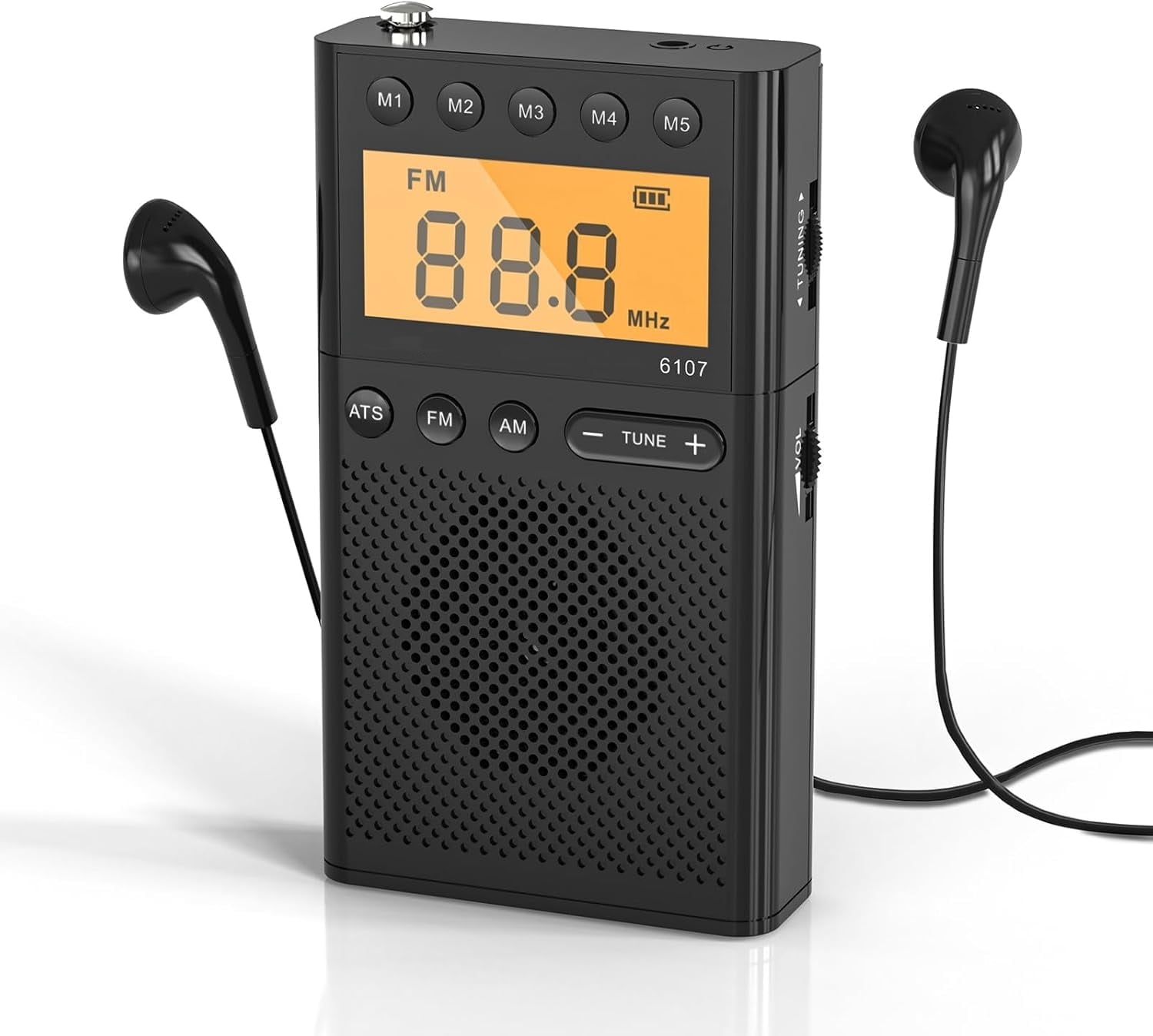 Portable Radios Fm Am, Pocket Radios Battery Operated, Digital ...