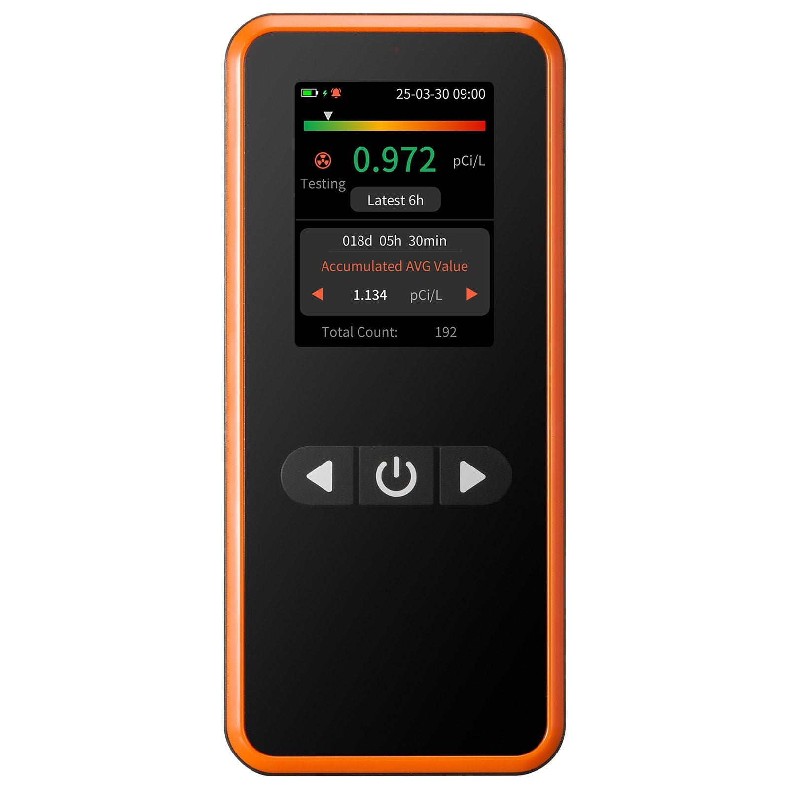 Portable Radon Gas Detector - Battery Powered, Easy to Use Home Air ...