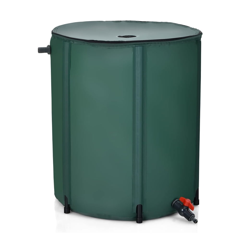 Portable Rain Barrels, 60 Gallon Collapsible Rain Barrel, Rainwater ...