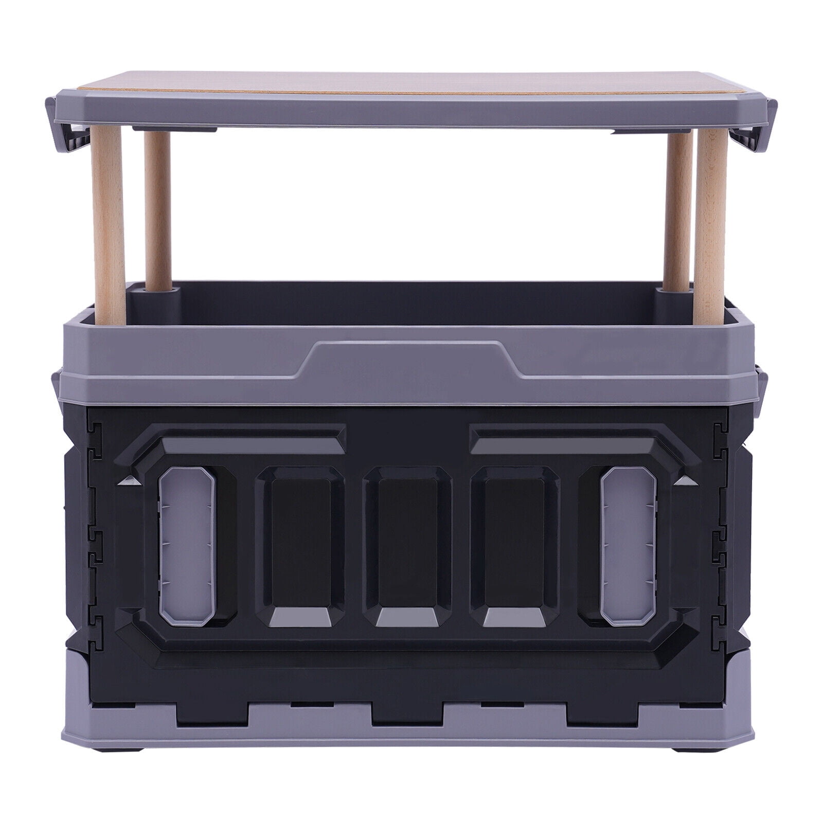 Portable Raise Box Picnic Table Outdoor Camping Desk 3 Tier Foldable ...