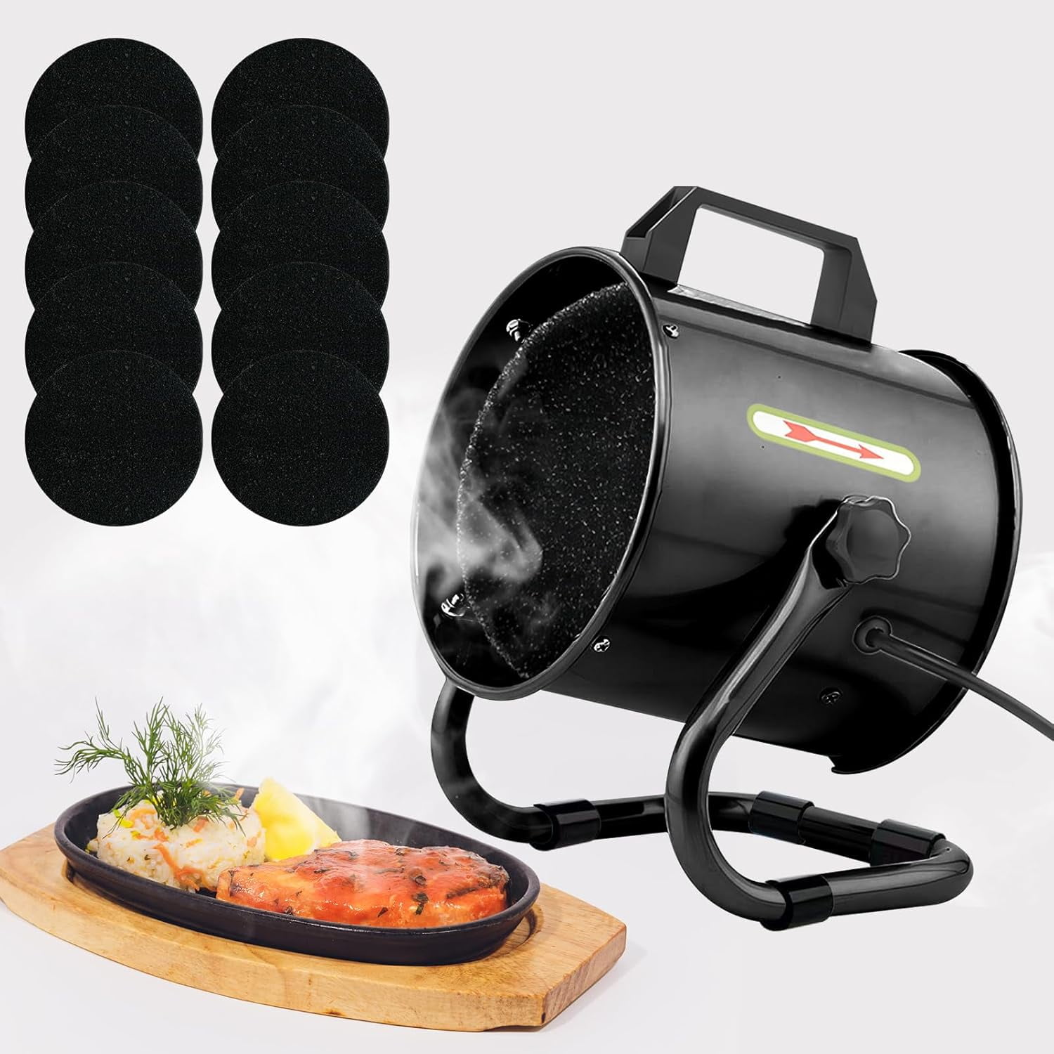 Portable Range Hood,Strong Wind Kitchen Exhaust Fan,Desktop Range Hoods ...