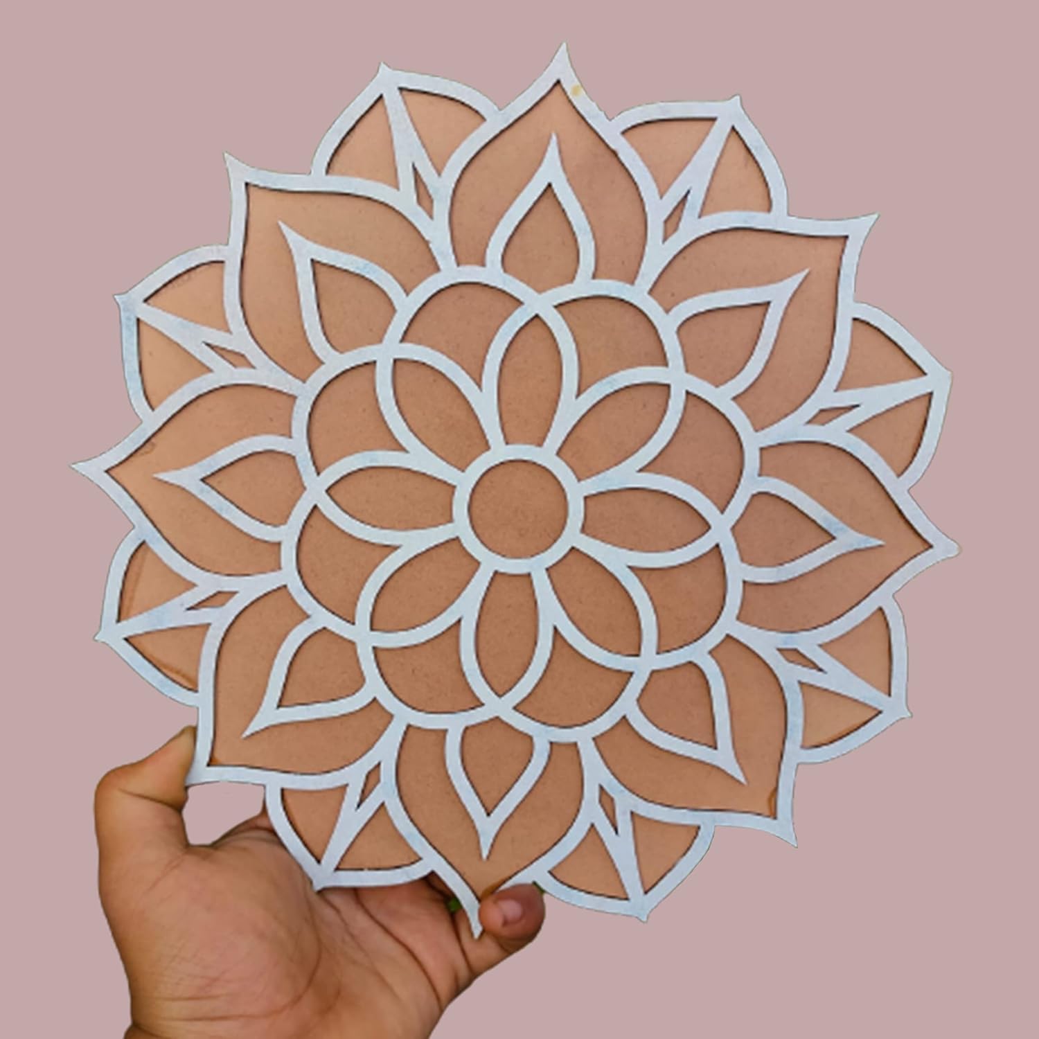 Portable Rangoli 11 inches Stencil for Decor DIY Craft Reusable ...
