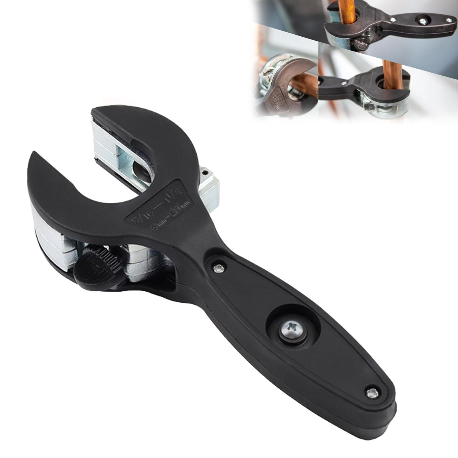 Portable Ratcheting Tubing Cutter Tool 2-in-1 PVC Pipe & Plastic Hose ...