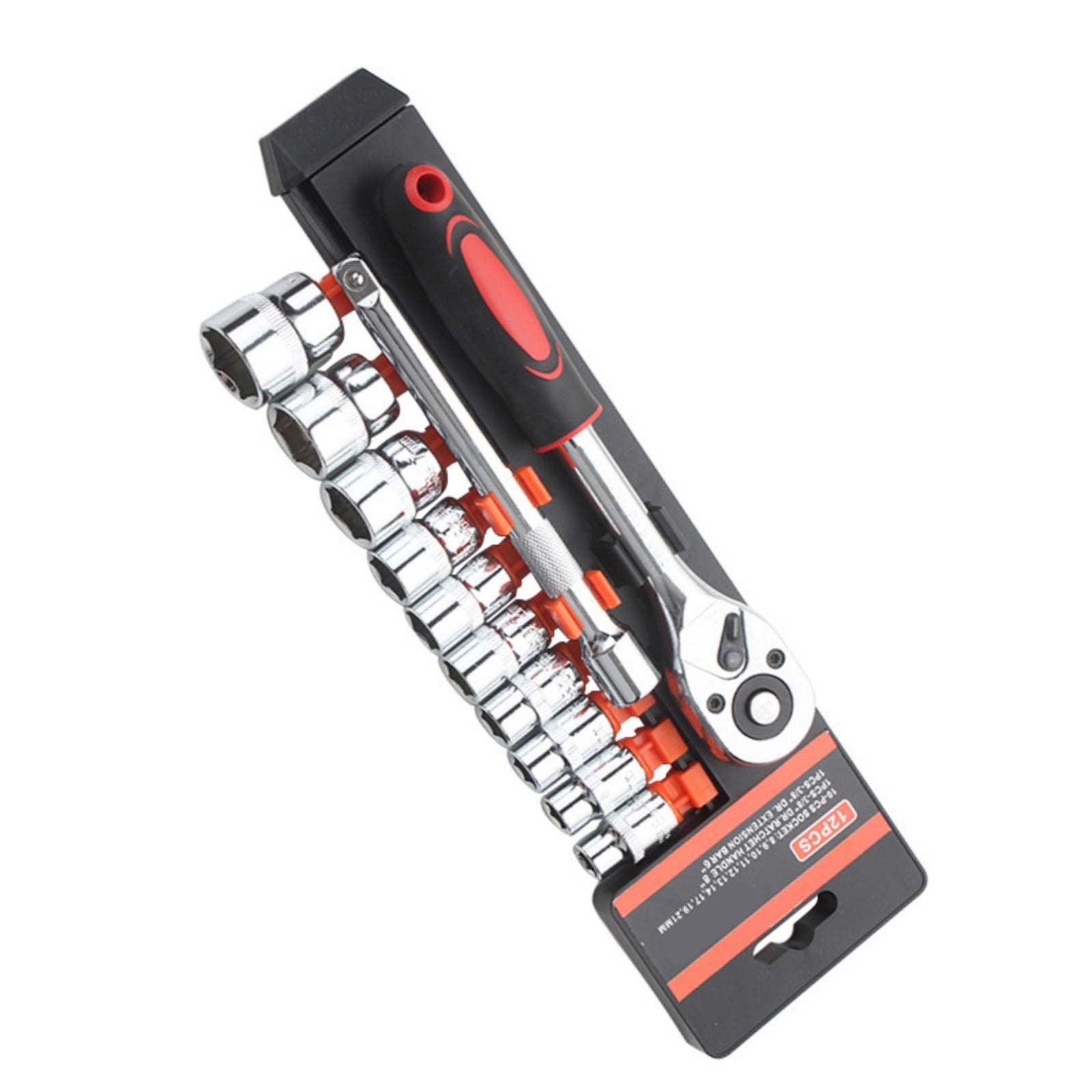 Portable Ratchets Socket Wrench Set 3/8 & 1/4 Drive Includes Storage ...
