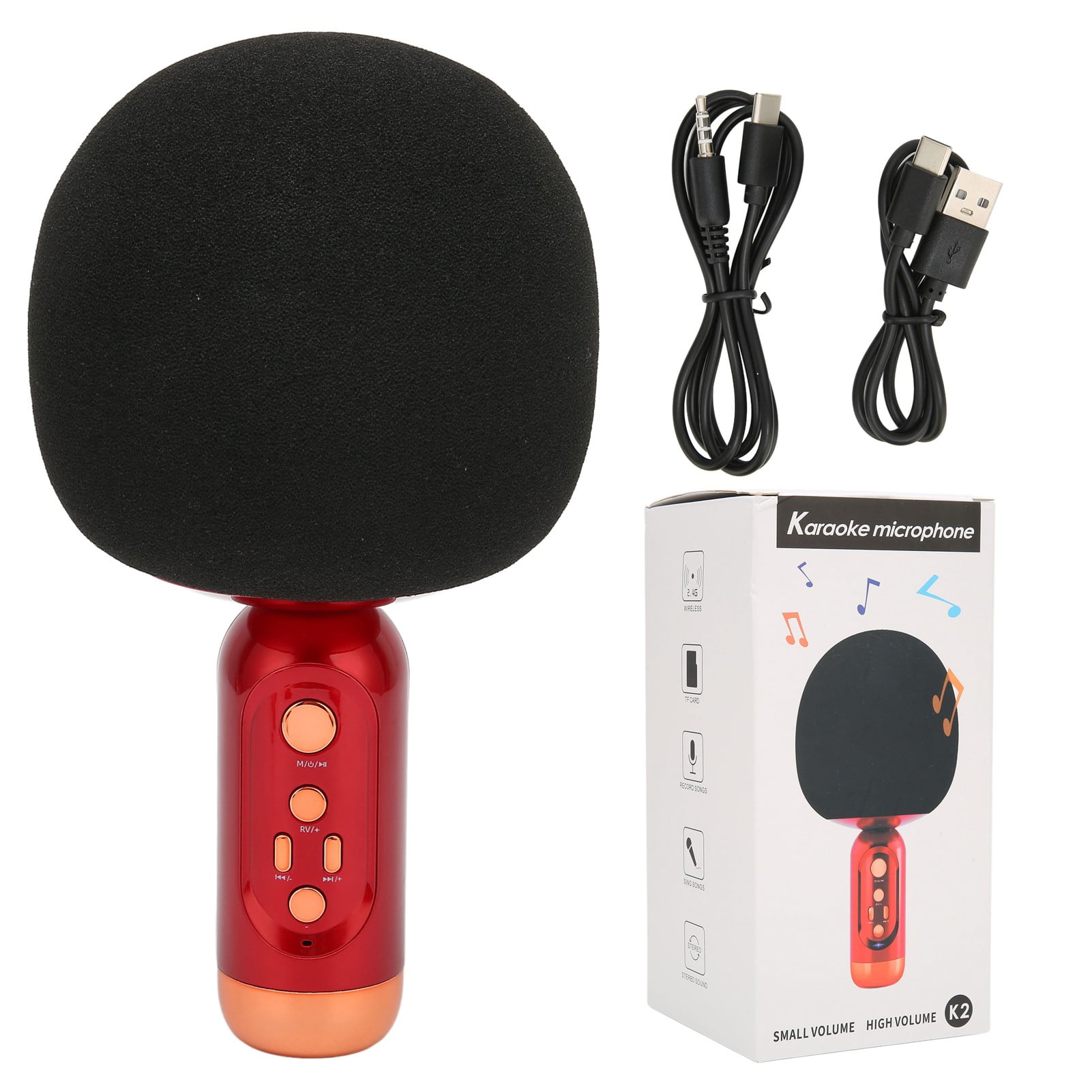 Portable, Rechargeable Bluetooth Handset for Parties, Cars, PCs ...