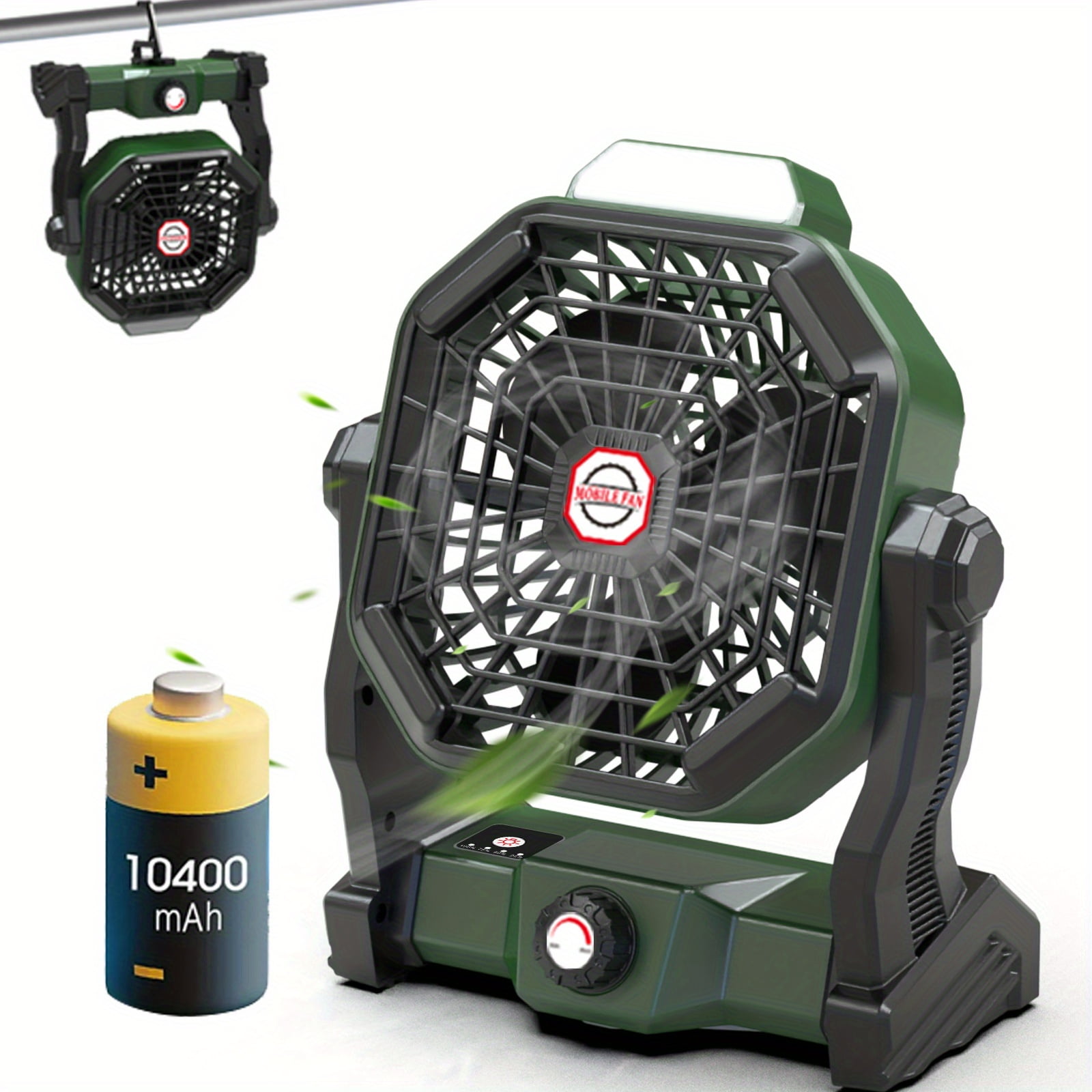 Portable Rechargeable USB Camping Fan - Walmart.com