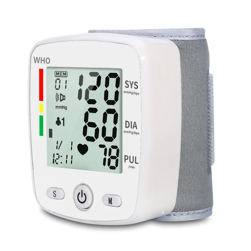 Portable Rechargeable Digital Blood Pressure Monitor With LCD Display ...