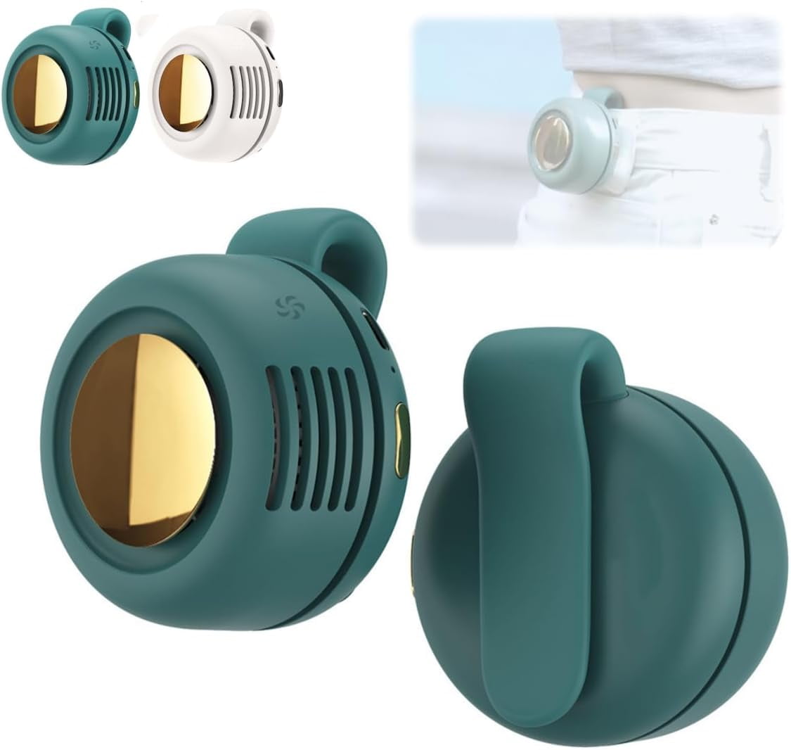 Portable Rechargeable Fan, Mini Whirlwind Fan for Waist Clip Fan, 3 ...