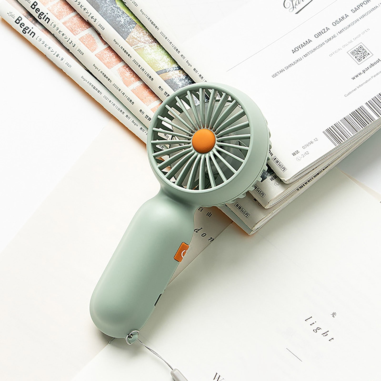 Portable Rechargeable Fan, Silent Outdoor Lanyard Design, Lightweight ...