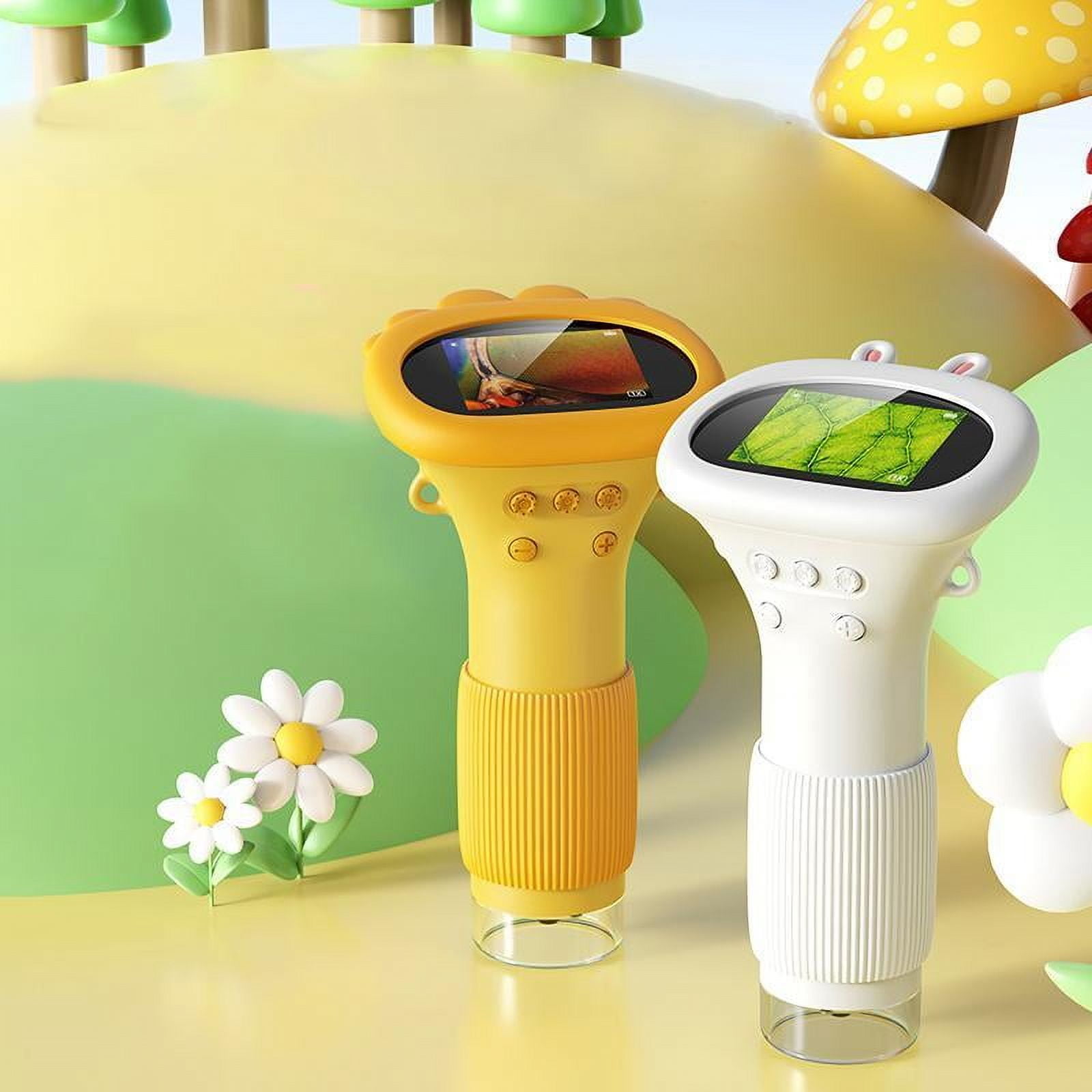 Portable Rechargeable Handheld Digital Microscope with 4.3" IPS Display ...