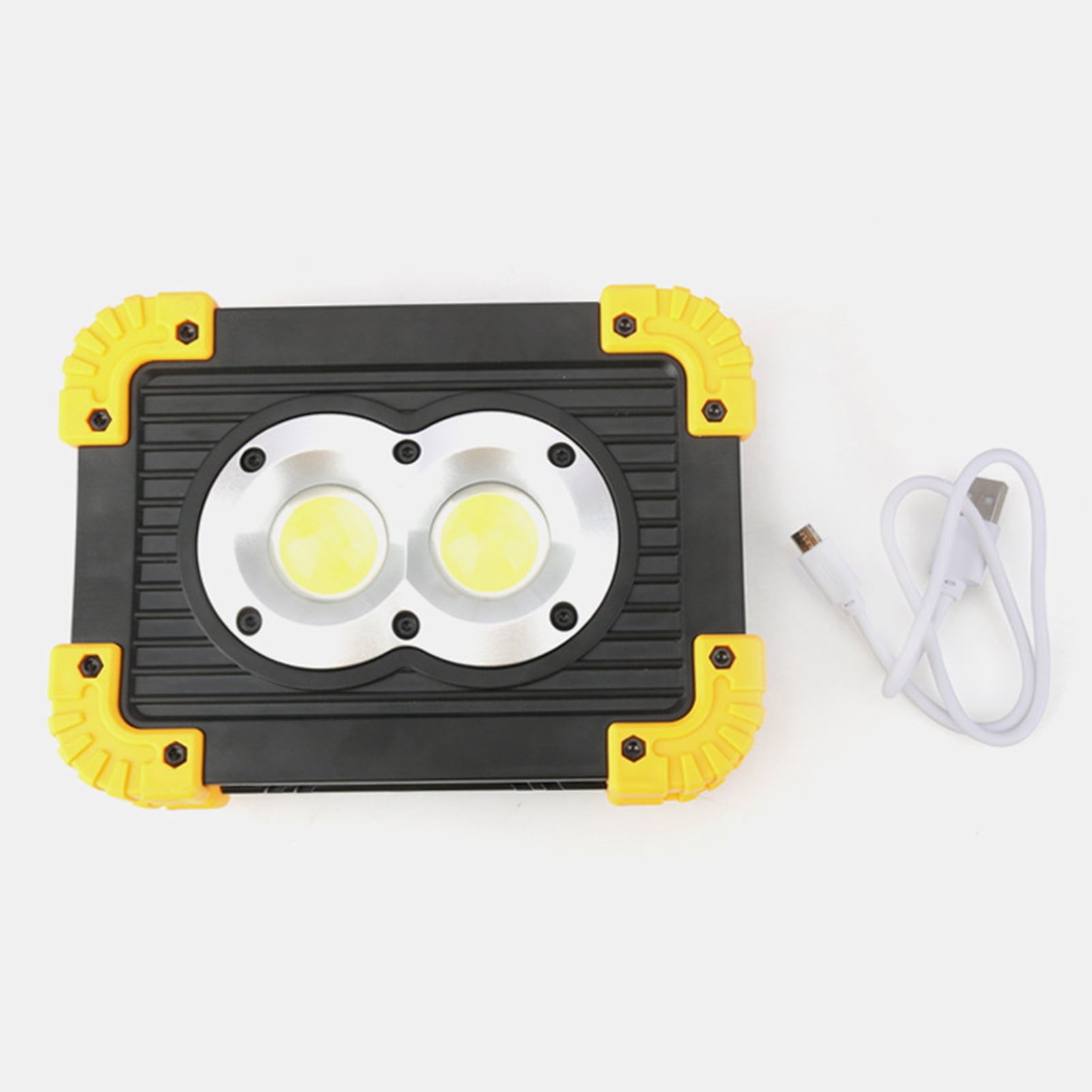 Portable Rechargeable LED Survival Camping Emergency Spotlight COB Lamp ...