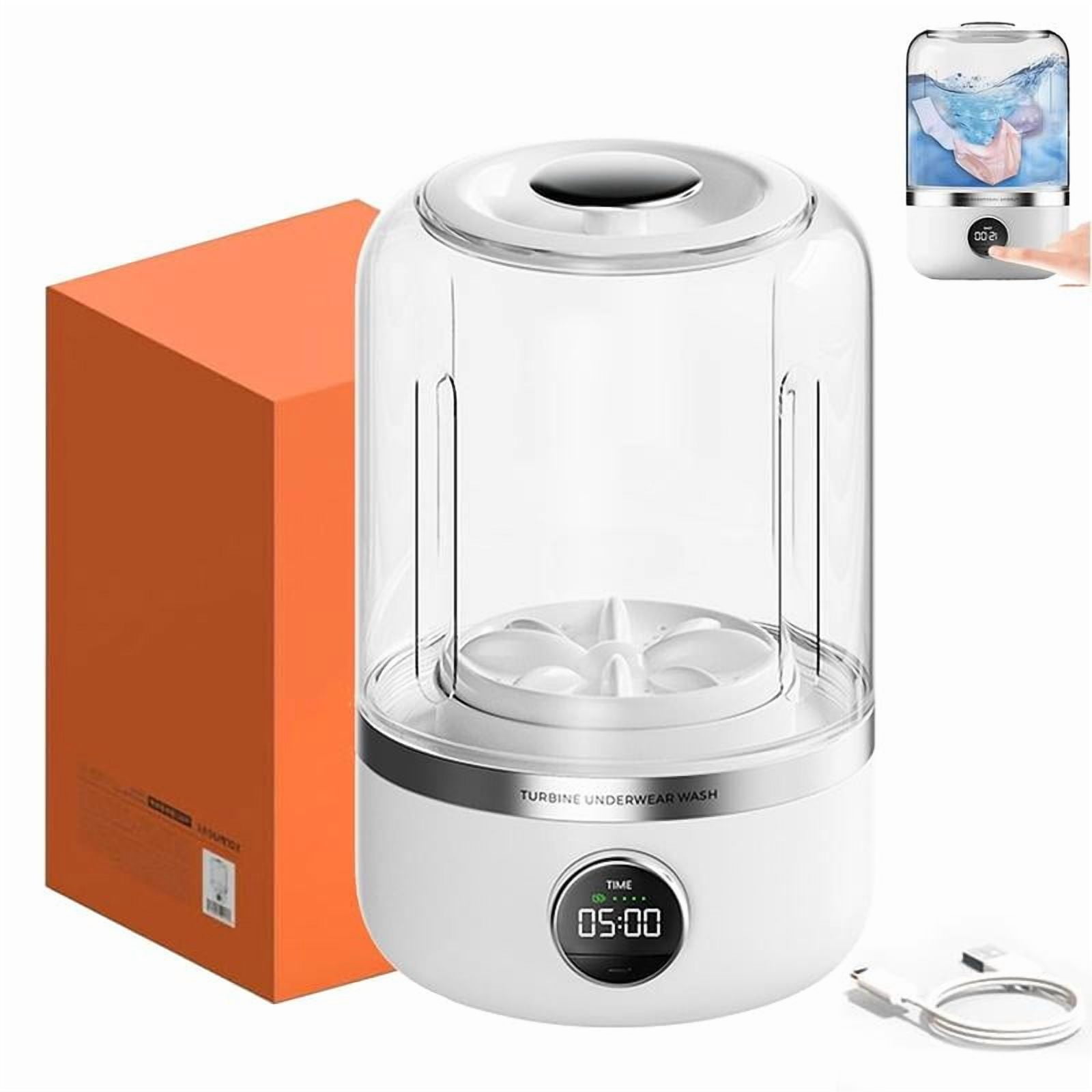 Portable Rechargeable Mini Washing Machine for Underwear, Wireless ...