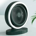 Portable Rechargeable USB Fan with Flashlight, Silent Operation, 3 ...