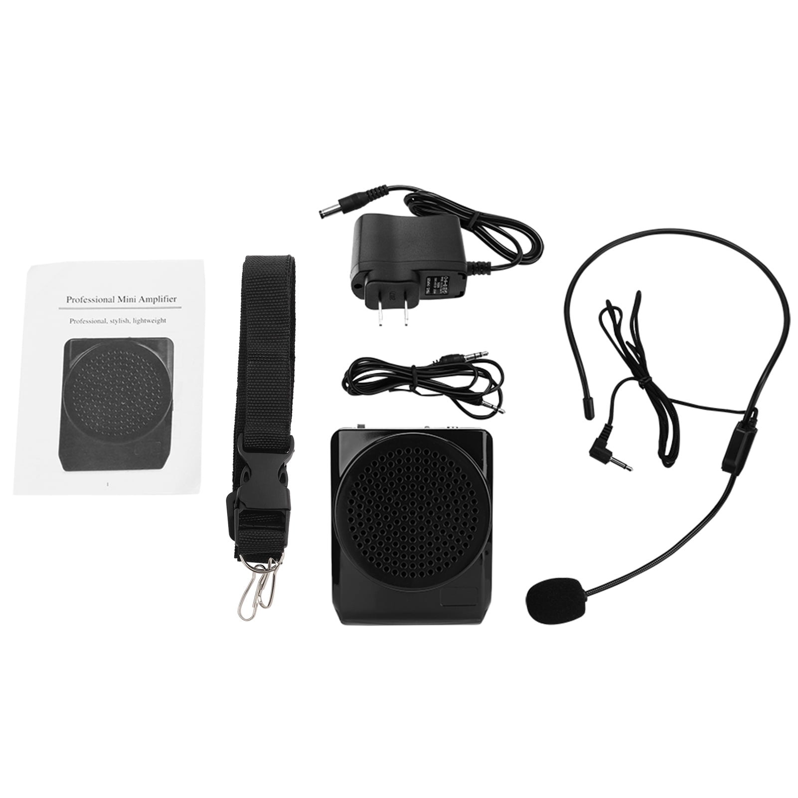 Portable Rechargeable Voice Loud Booster Amplifier Microphone Teaching ...
