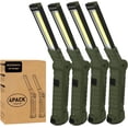 Portable Rechargeable Work Light with Magnetic Base and Hanging Hook ...