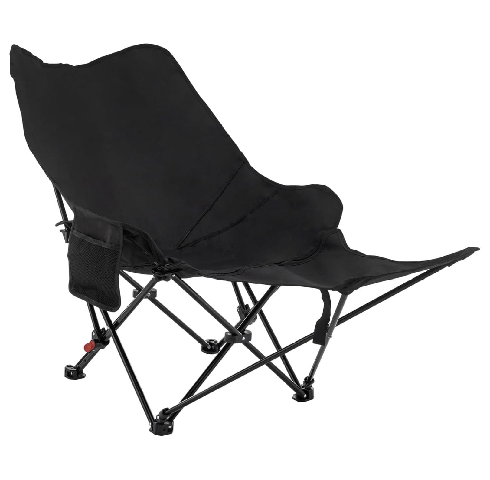 Portable Reclining Camping Chair with Removable Footrest Adjustable ...