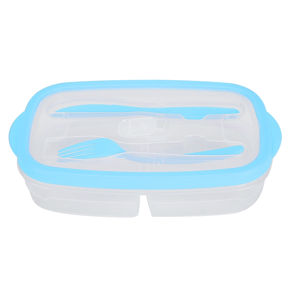 Portable Rectangular Lunch Box Vegetable Fruit Food Storage Container ...