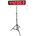 Portable Red 5 Inch Race Timing Clock with Folding Tripod Digital ...
