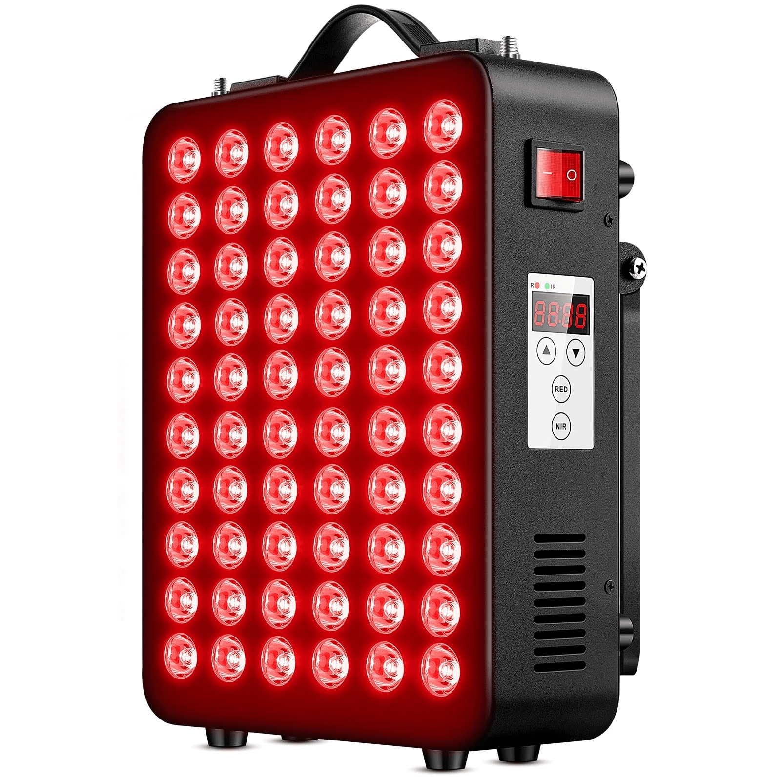 Portable Red Light Panel with Stand & Wall Mount, 60-LED Device for ...