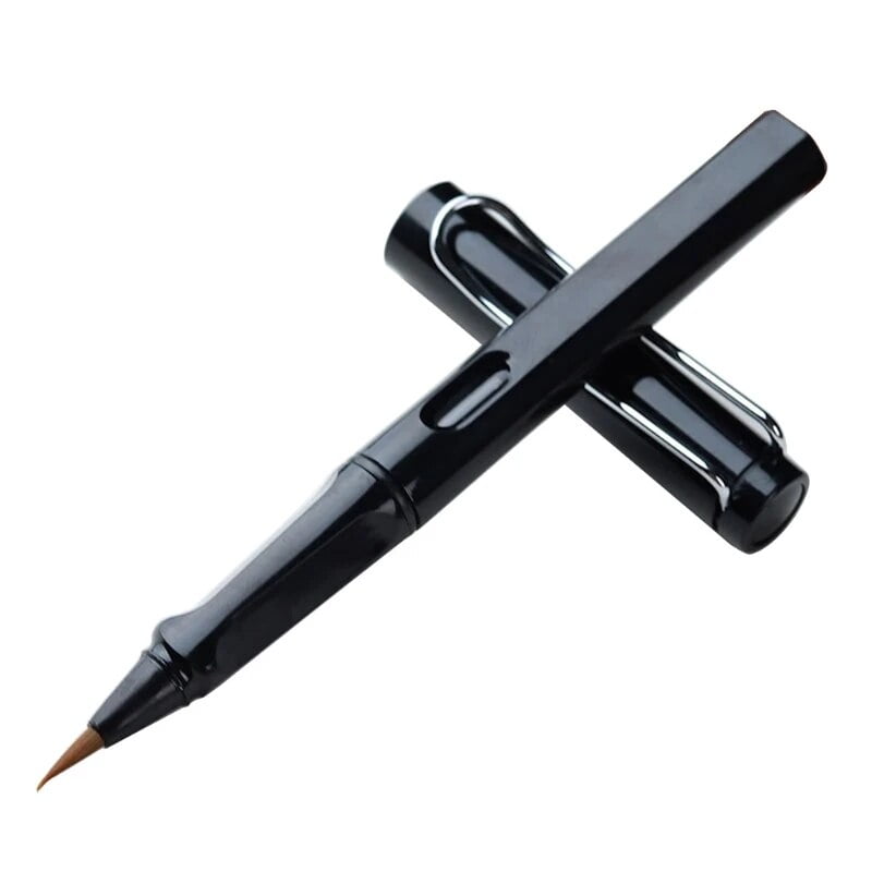 Portable Refillable Calligraphy Brush Pen Piston-Filled Fountain Pen ...
