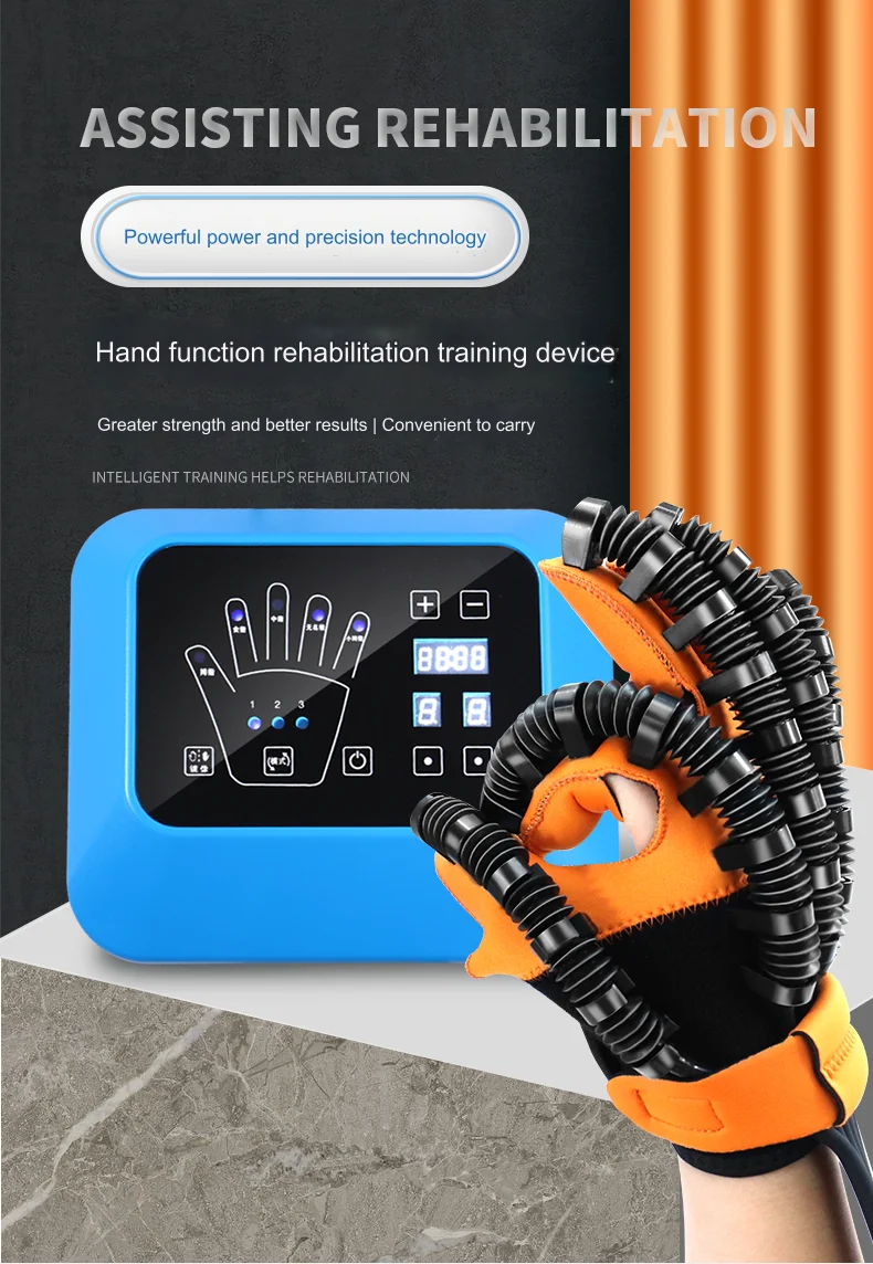 Portable Rehabilitation Robot Gloves Stroke Hemiplegia Cerebral ...