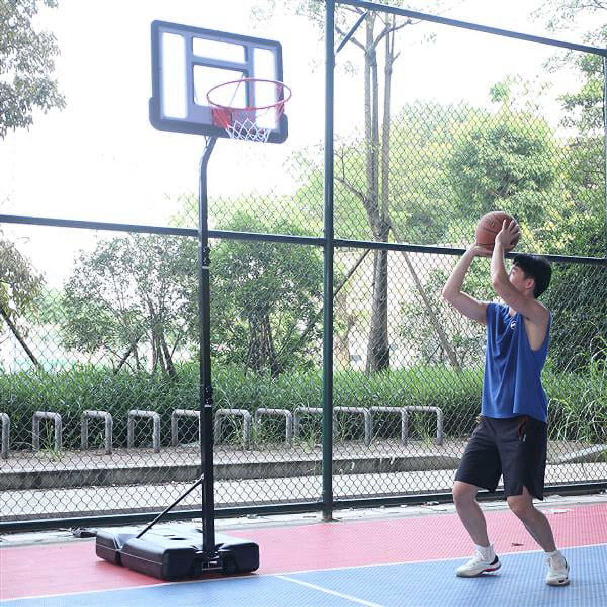 IM Beauty Portable Removable Basketball System Basketball Hoop Teenager ...