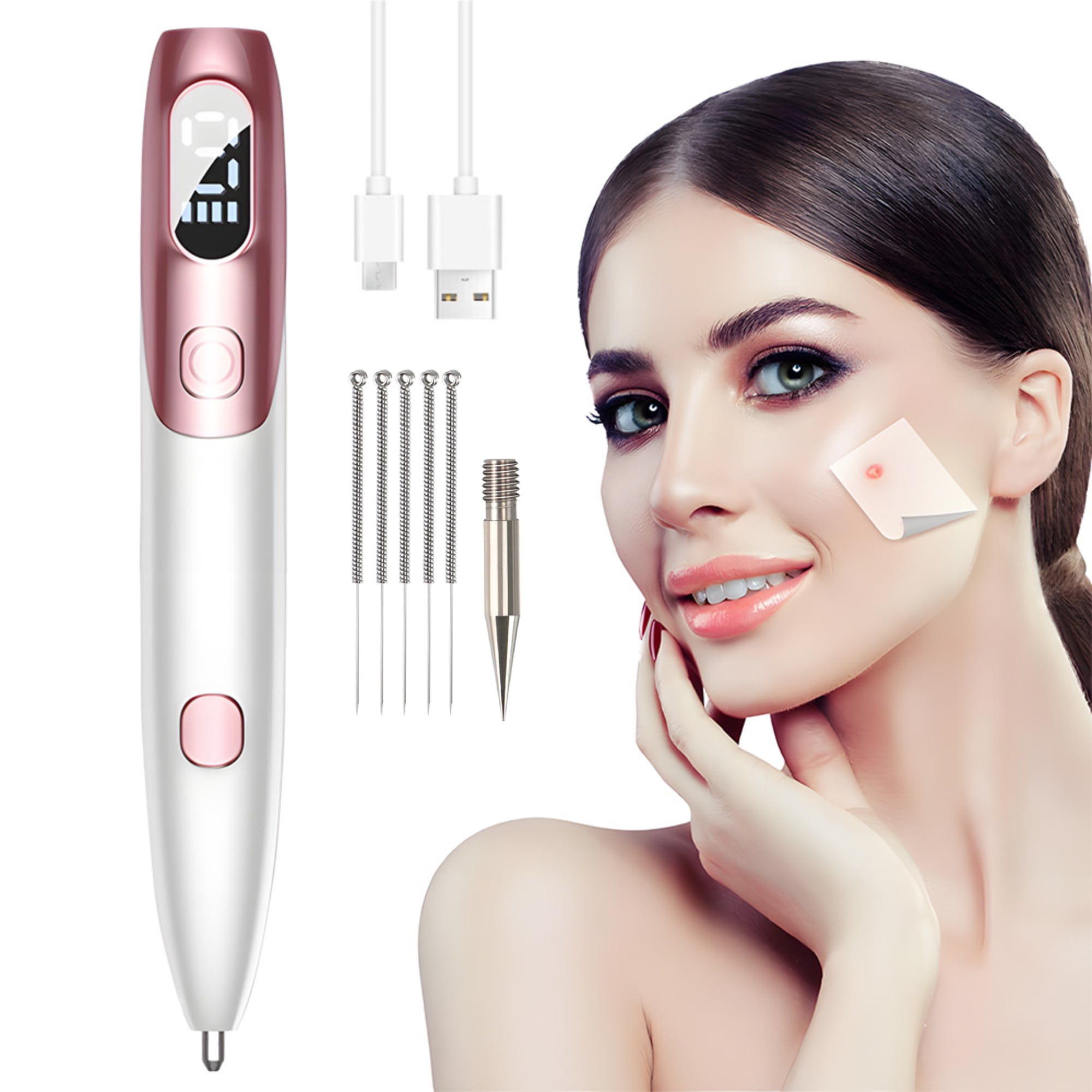 Portable Removal Various Skin Blemish Spots with 9 Levels Adjustment ...