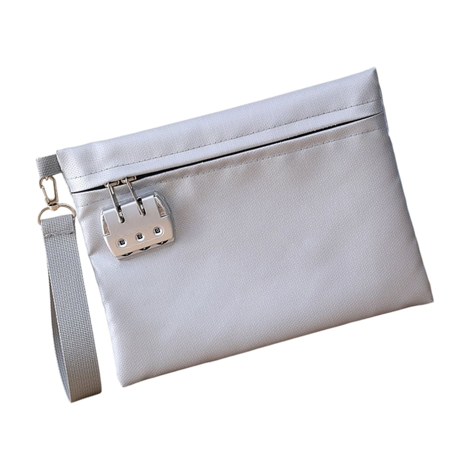 Portable Resistant File Storage Pouches Large Capacity Fireproofs File ...