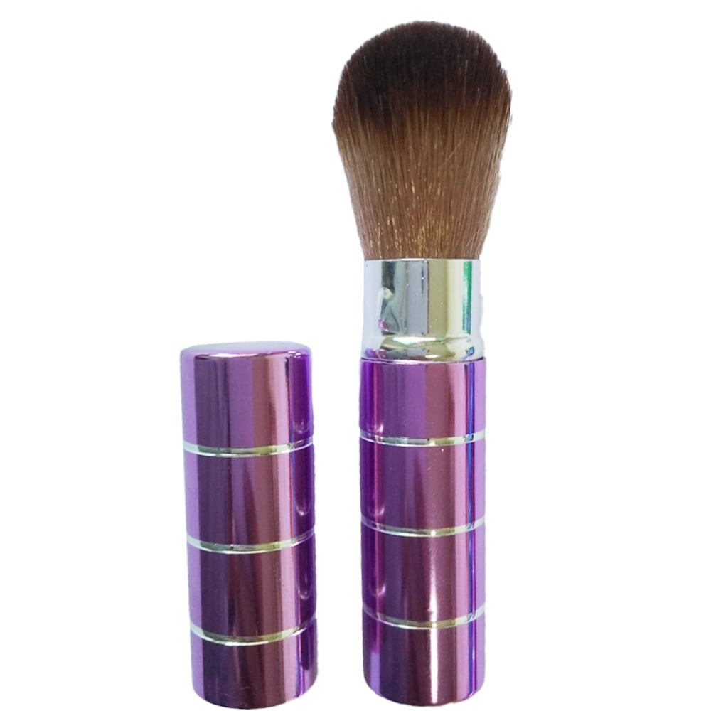 Portable Retractable Handle Makeup Blush Brushes Kabuki Brush Soft Face ...