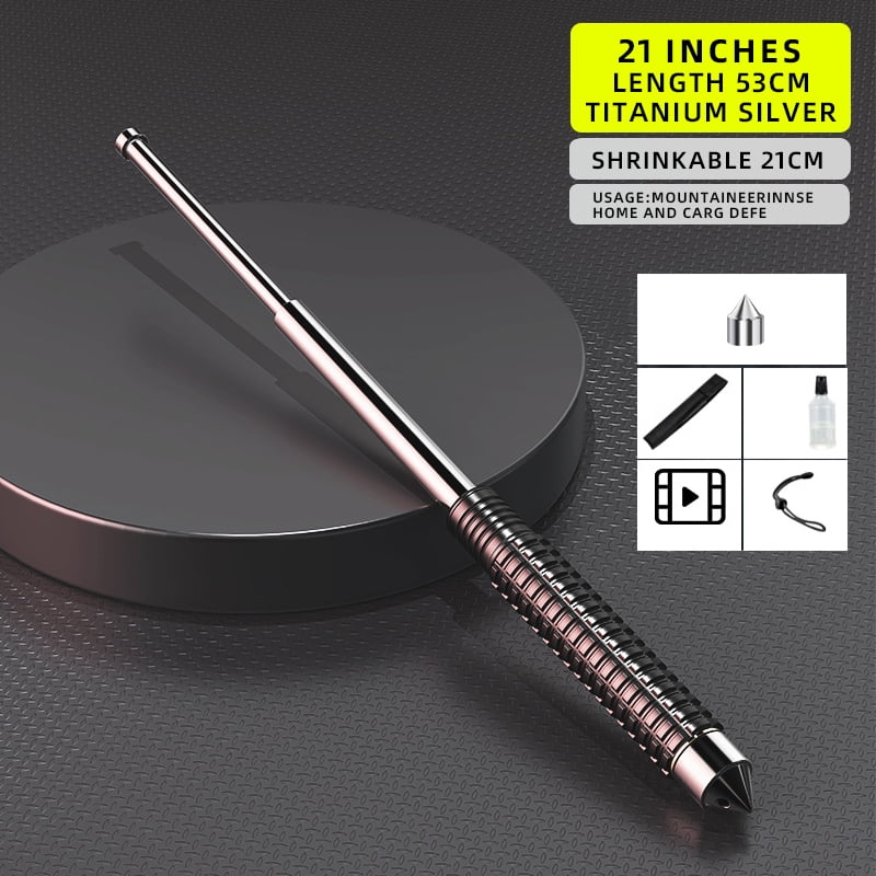 Portable Retractable Hiking Sticks - 21" Lightweight, Durable Trekking ...