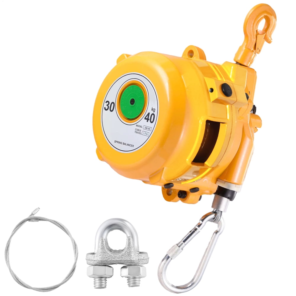 Portable Retractable Tool Balancer with Hook - 30-40kg Capacity, Wire ...