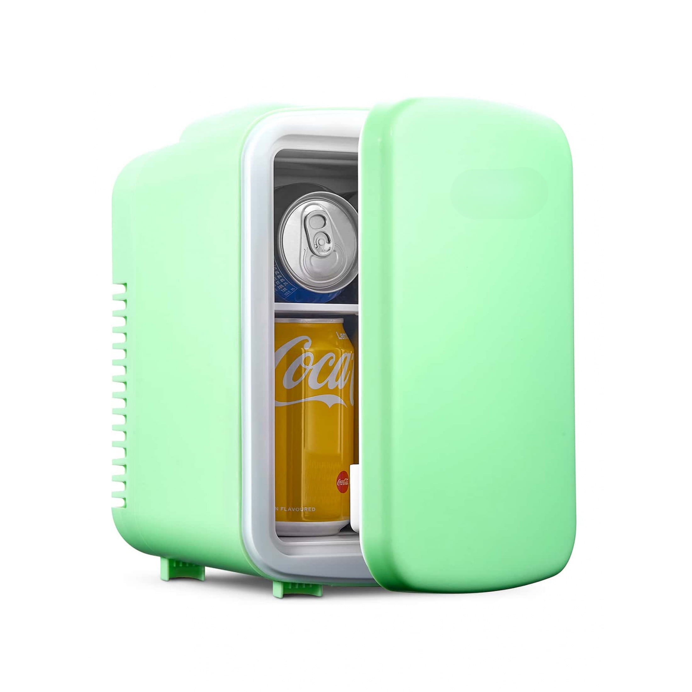 Portable Retro Mini Fridge with Compact Design, Personal Cooler for ...