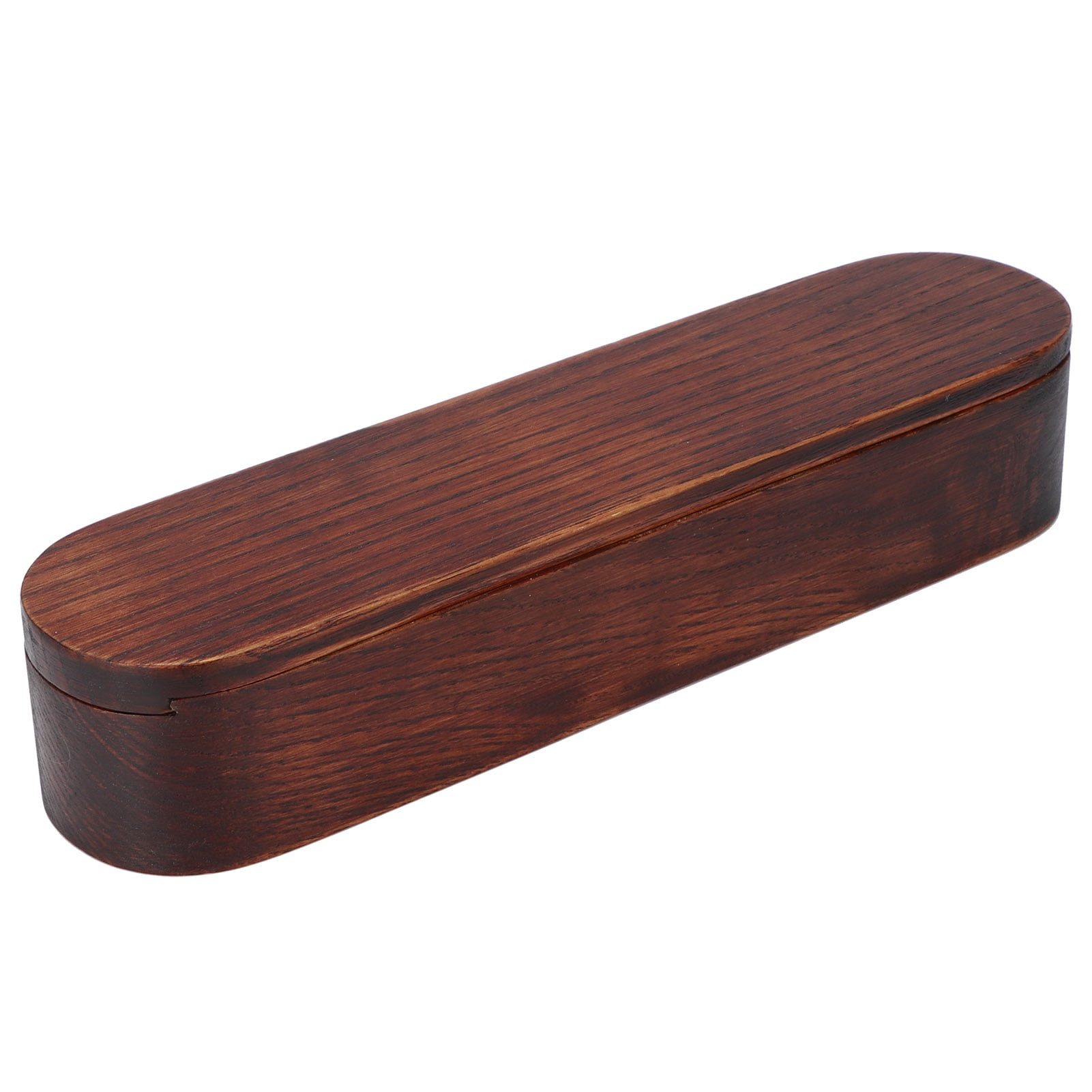 Syuanmuer Portable Reusable Wooden Chopstick Box, 21x5.2x4cm Brown ...