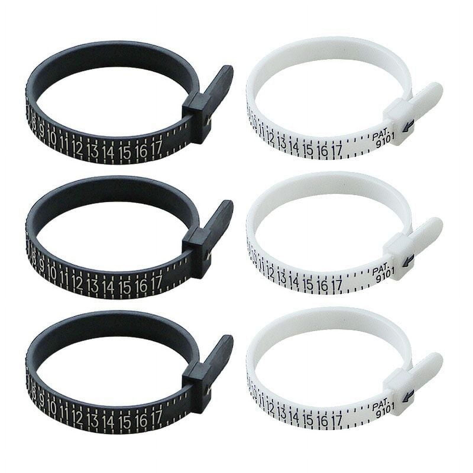 Portable Ring Measuring Tape Finger Circumference Measuring Soft Ruler ...