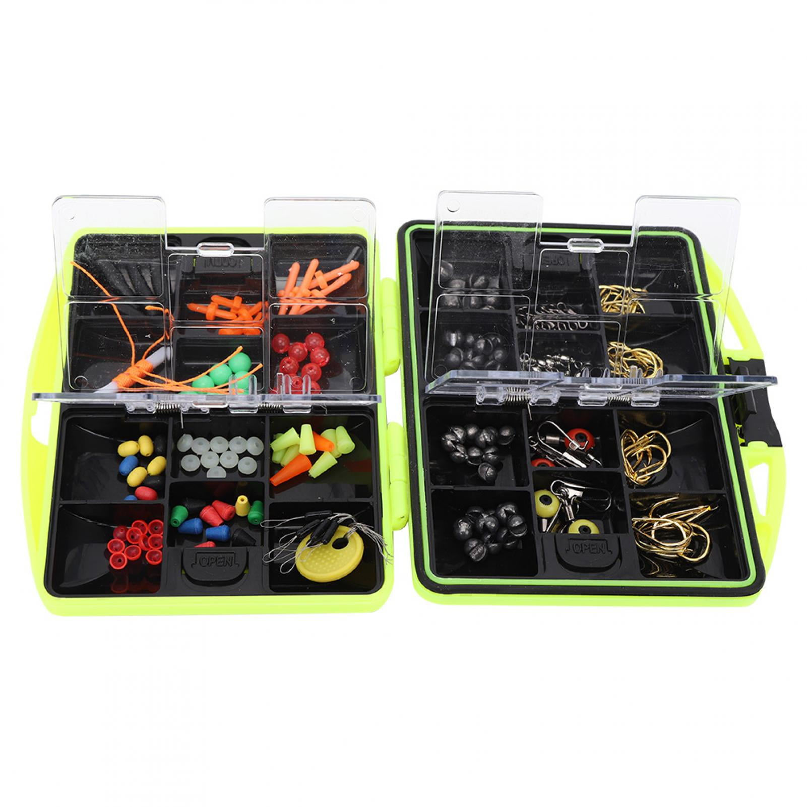 Portable Rock Gear, Durable Hooks, Swivels, Tackle in Compact Box ...