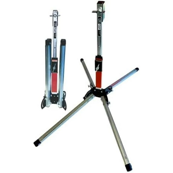 Portable Roll-Up Sign Stand with Galvanized Steel Legs, Wind-Deflecting ...