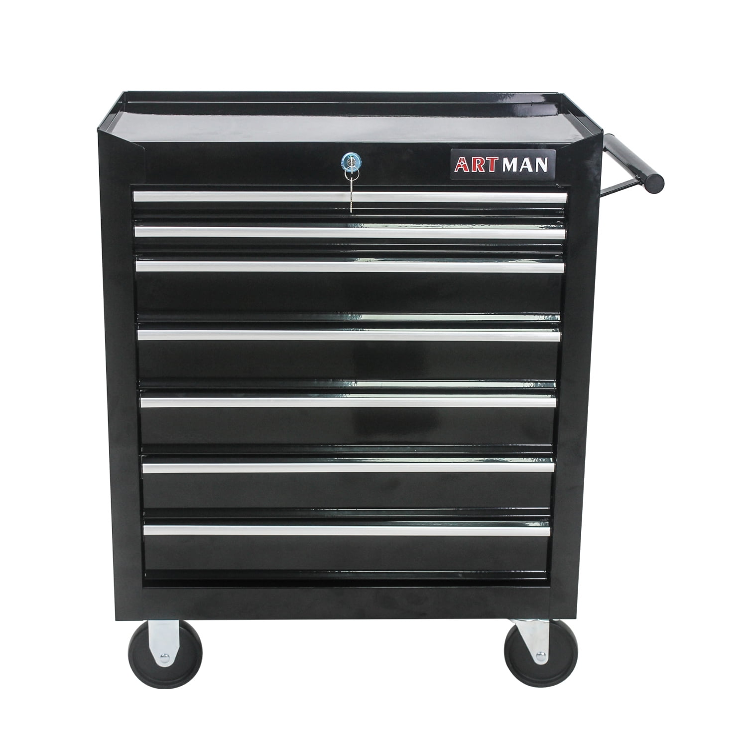 Portable Rolling Tool Chest with 7 Removable Drawers, Rolling Tool Box ...